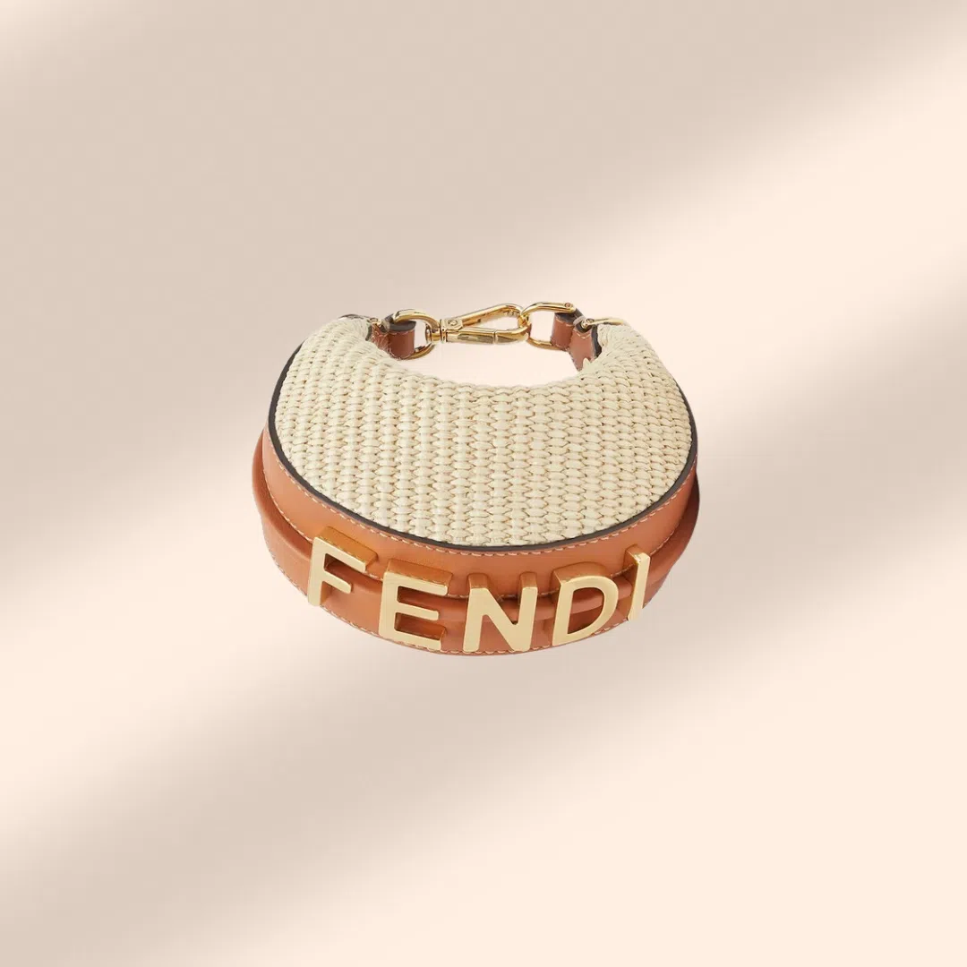 Fendi Nano Fendigraphy Natural Raffia | The Volte