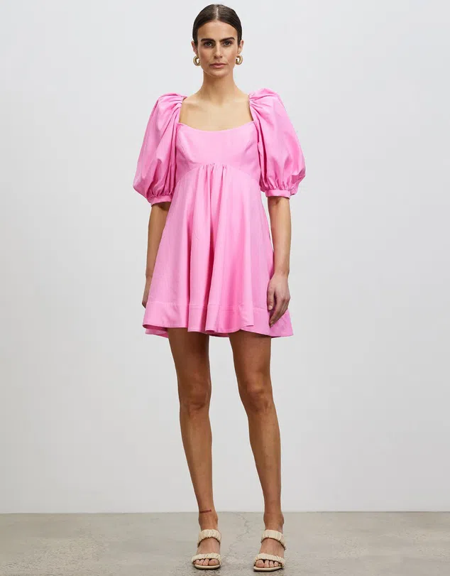 Acler Octavia Mini Dress Pink Size 8 | The Volte